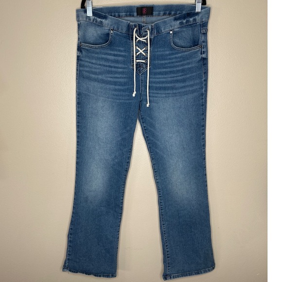 NOBO | Jeans | Nobo Lace Up Bootcut Jeans Juniors Size 517 Xl Pockets ...